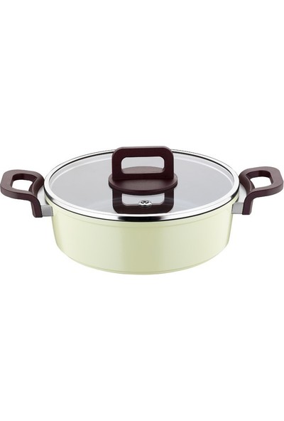 Kütahya Porselen Cerapure 28 Cm Karnıyarık Tencere Yeşil Kütahya Porselen Cerapure 28 Cm Karnıyarık Tencere Yeşil