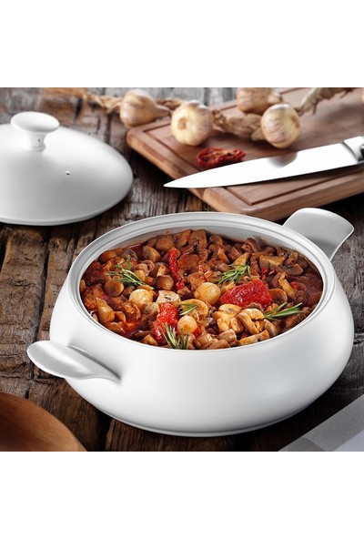 Kütahya Porselen Porflame Porselen 1.7 Lt. Tencere