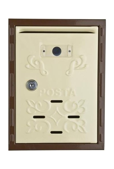 Nobel Düz Posta Kutusu Kahve Krem 5 Lı