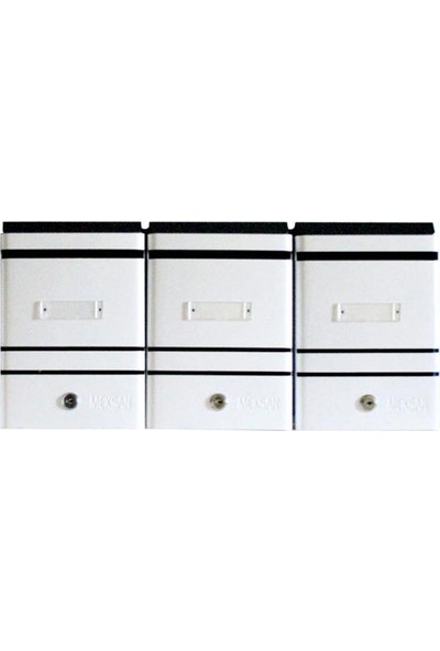 Meksan Posta Kutusu Beyaz Mek0203