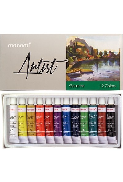 Monami Guaj Boya 12 Renk MGBT12 Monami Guaj Boya 12 Renk MGBT12