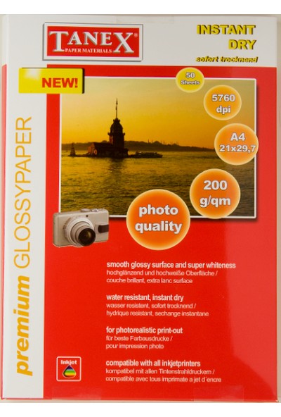 200 Gr A4 Fotoğraf Kağıdı 25 Ad.