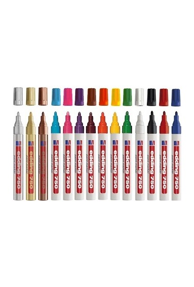 Edding Boya Dekor Markörü Sarı (E-750) Edding Boya Dekor Markörü Sarı (E-750)