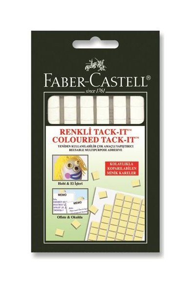Faber-Castell Tack-it Beyaz 50 gr. Faber-Castell Tack-it Beyaz 50 gr.