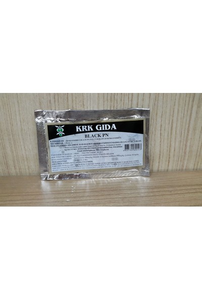 Krk Siyah Toz Gıda Boyası 9 Gr