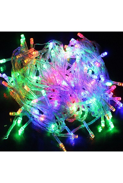 Pratik 100 Ledli 8 Fonksiyonlu Dekor Lambası (10M Rgb) Pratik 100 Ledli 8 Fonksiyonlu Dekor Lambası (10M Rgb)