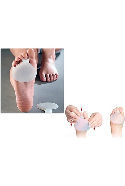 Bunionettes Metatarsal Ped Ayak Nasır Önleyici Silikon Parmak Parmak Koruyucu