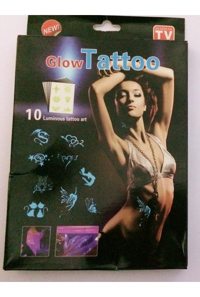 Pratik Geçici Fosforlu Dövme Seti Glow Tattoos Pratik Geçici Fosforlu Dövme Seti Glow Tattoos