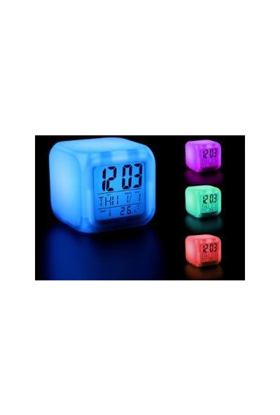 Original Boutique Renk Değiştiren Küp Saat