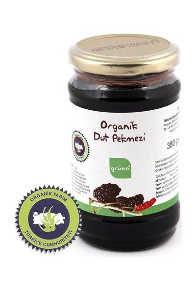 Grünn Organik Dut Pekmezi 380 Gr Grünn Organik Dut Pekmezi 380 Gr