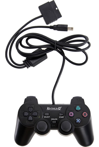 Kontorland PS2/ PC USB Dual Shock Game Controller Kontorland PS2/ PC USB Dual Shock Game Controller