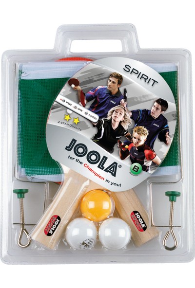 Joola Royal Spirit Masa Tenisi Raket Seti 2 Raket + 3 Top + 1 File Joola Royal Spirit Masa Tenisi Raket Seti 2 Raket + 3 Top + 1 File