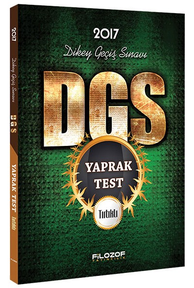 Filozof Yayıncılık Dgs 2017 Tırtıklı Yaprak Test Filozof Yayıncılık Dgs 2017 Tırtıklı Yaprak Test
