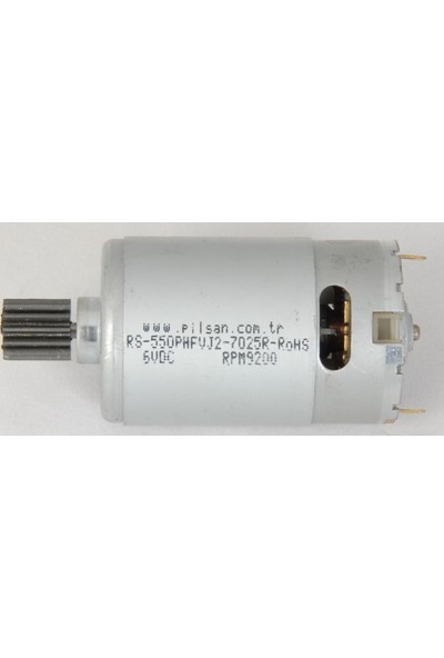 Pilsan Motormotor 6V 9200 Rpm (Büyük Dişli) Pilsan Motormotor 6V 9200 Rpm (Büyük Dişli)