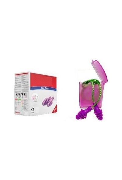 Novoice Kulak Tıkacı Tekstil Kordonlu Kutulu - 50 Adet Novoice Kulak Tıkacı Tekstil Kordonlu Kutulu - 50 Adet