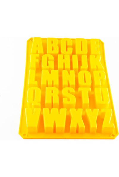 Elitparti Harf Silikon Sabun Ve Kokulu Taş Kalıbı Renkli