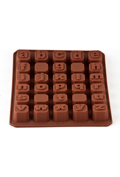 Elitparti Silikon Çikolata Kalıbı Alfabe Figürlü