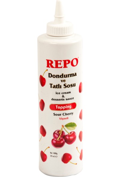 Elitparti Repo Vişne Topping Sos 1 Kg Elitparti Repo Vişne Topping Sos 1 Kg