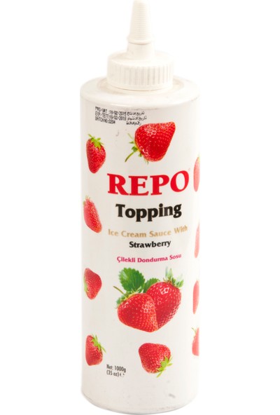 Elitparti Repo Çilek Topping Sos 1 Kg Elitparti Repo Çilek Topping Sos 1 Kg