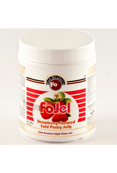 Elitparti Fo Çilek Aromalı Soğuk Pasta Jeli 1 Kg Elitparti Fo Çilek Aromalı Soğuk Pasta Jeli 1 Kg