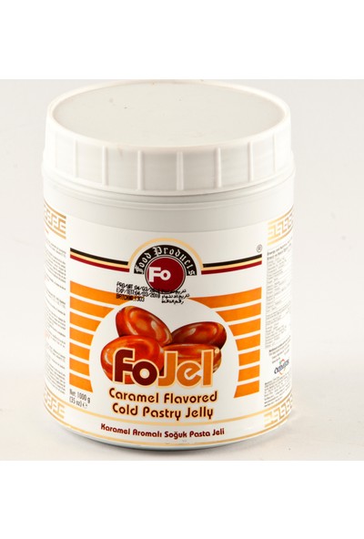 Elitparti Fo Karamel Aromalı Soğuk Pasta Jeli 1Kg Elitparti Fo Karamel Aromalı Soğuk Pasta Jeli 1Kg