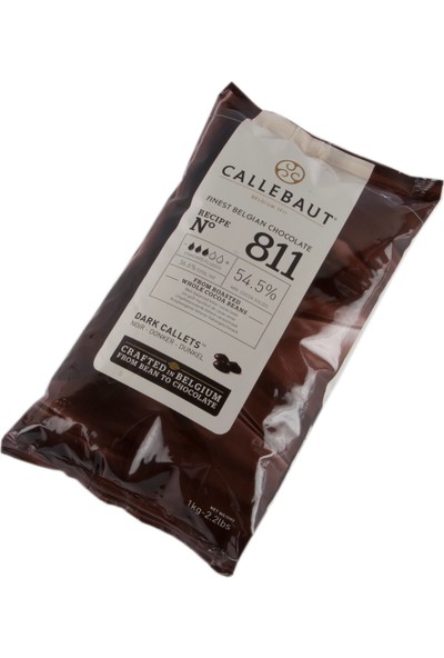 Callebaut Bitter Damla Çikolata 811 (1 kg)