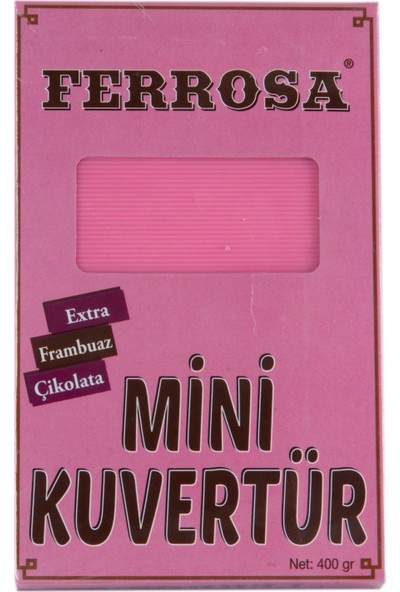 Elitparti Mini Kuvertür Çikolata Frambuaz Ferrosa 400 Gr Elitparti Mini Kuvertür Çikolata Frambuaz Ferrosa 400 Gr