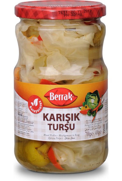 Karışık Turşu 720 ml Cam Karışık Turşu 720 ml Cam