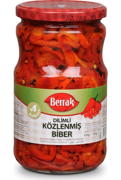 Közlenmiş BiberDilim 720 ml Cam