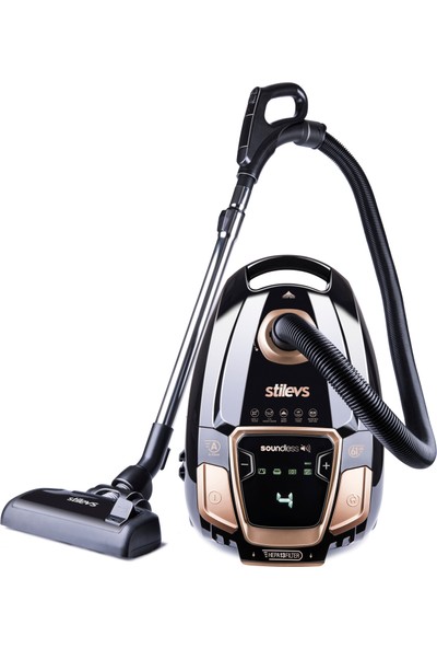 Stilevs Soundless Elektrikli Süpürge - Siyah