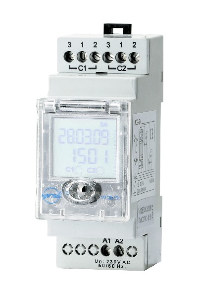 Entes Mcb-50T Günlük Haftalık Zaman Saati Tek Kontaklı