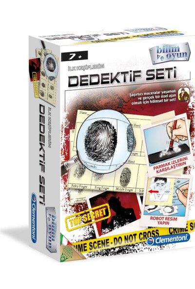 Clementoni İlk Keşif Seti - Dedektif Seti (7Yaş+)