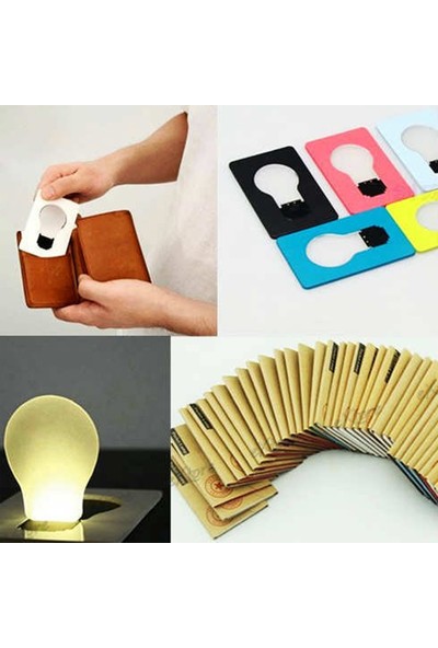 Kredi Kartı Şeklinde Cep Fener Lamba