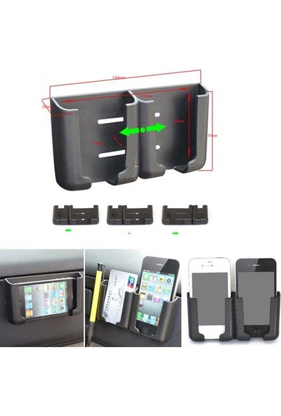 Torpido Üstüne Yapışan Telefon ve Navigasyon Tutucu Torpido Üstüne Yapışan Telefon ve Navigasyon Tutucu