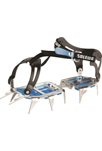 SALEWA - Alpinist Walk Bağlamali Steel/Blue - Krampon SALEWA - Alpinist Walk Bağlamali Steel/Blue - Krampon