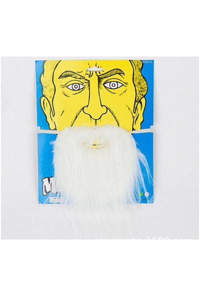 Partistok Takma Sakal Bıyık Beyaz