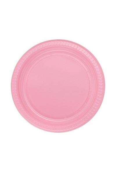 Partistok Pembe Plastik Parti Tabağı 22 Cm 25 Adet Partistok Pembe Plastik Parti Tabağı 22 Cm 25 Adet