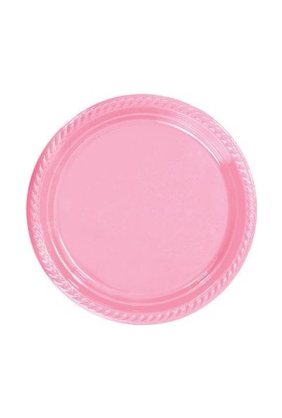 Partistok Pembe Plastik Parti Tabağı 22 Cm 10 Adet Partistok Pembe Plastik Parti Tabağı 22 Cm 10 Adet