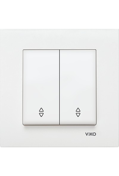 Viko Karre Beyaz Komütatör Vavien Çerçeveli Viko Karre Beyaz Komütatör Vavien Çerçeveli