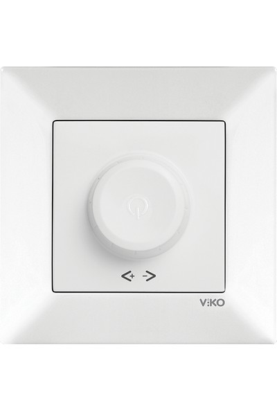 Viko Meridian Beyaz Rotatif Dimmer Anahtar Çerçeveli (600W) Viko Meridian Beyaz Rotatif Dimmer Anahtar Çerçeveli (600W)