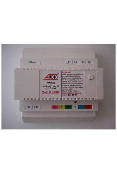 Audio Kapıcısız Çift Zilli Diafon Santral As-202