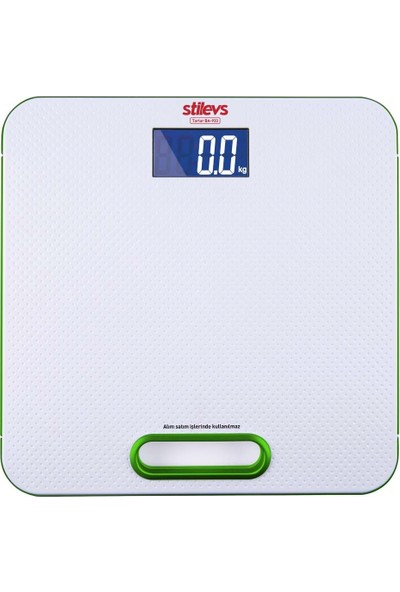 Stilevs Tartar Ba-933 Banyo Baskülü - Beyaz&Yeşil