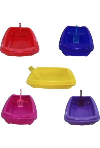 GoodnessPet Açık Kedi Tuvalet Kabı Kürek Hediyeli 50 x 38 x 12.5 h cm GoodnessPet Açık Kedi Tuvalet Kabı Kürek Hediyeli 50 x 38 x 12.5 h cm