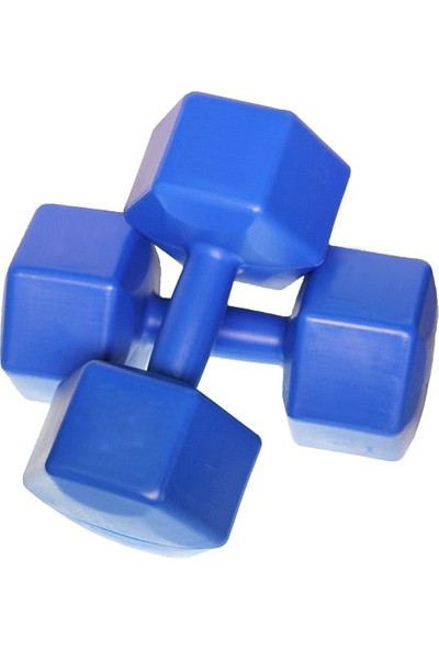 Leyaton Plastik Köşeli Dambıl 5 Kg X 2 Adet