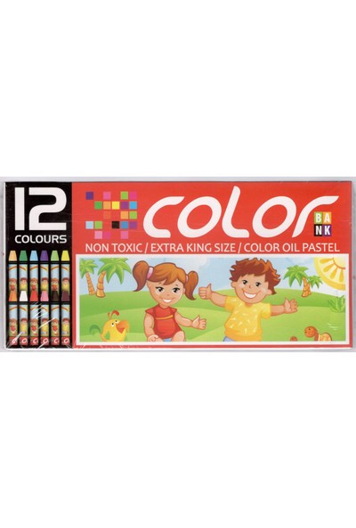 Colorbank 12 Renk Pastel Boya