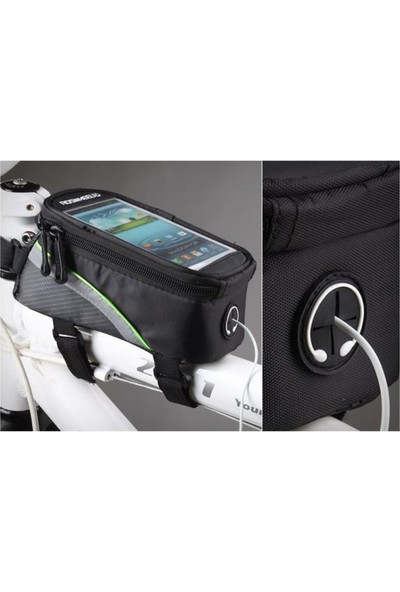 Roswhell Bisiklet Çantası Kadro Üstü Su Geçirmez Dokunmatiktelefon Bölmeli Roswhell Bisiklet Çantası Kadro Üstü Su Geçirmez Dokunmatiktelefon Bölmeli