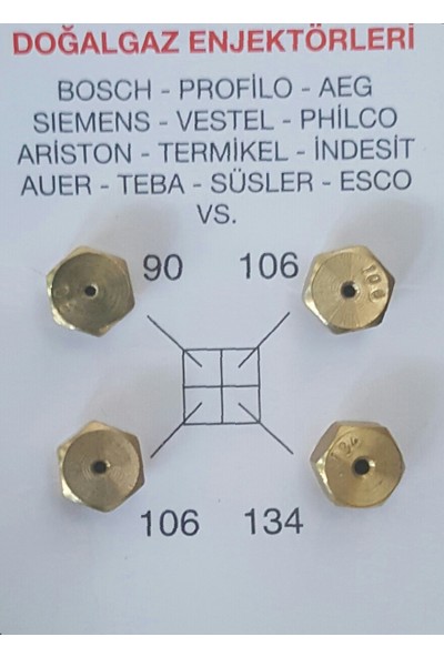 Gm 100 takım Doğalgaz Dönüşüm Enjektörü