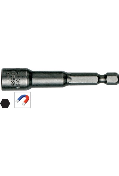 Ceta Form Bt/1365 13 Mm Manyetik Lokma Uç (Somun Tutucu) - 65 Mm