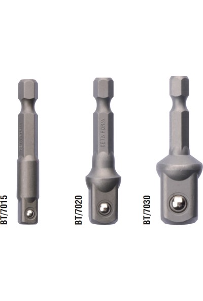 Ceta Form Bt/7000S3 3 Parça Lokma Adaptör Takımı Ceta Form Bt/7000S3 3 Parça Lokma Adaptör Takımı