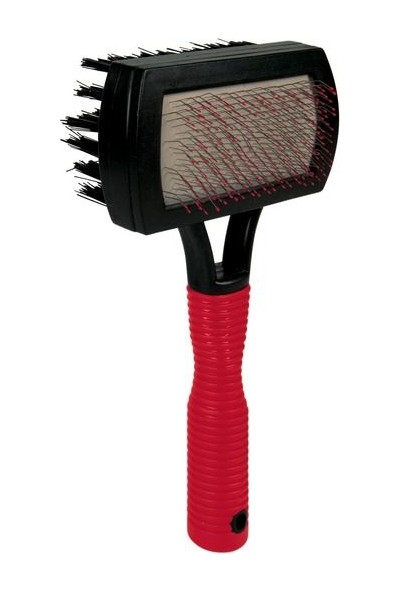 Çift Taraflı Köpek Fırçası 10x17cm